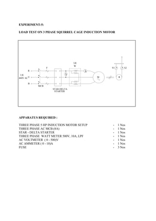 2 electrical machines lab | PDF
