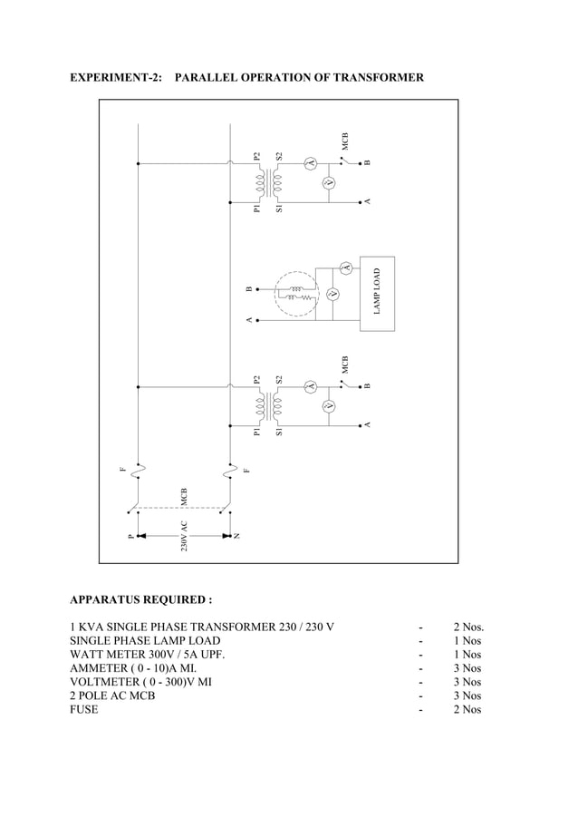 2 electrical machines lab | PDF
