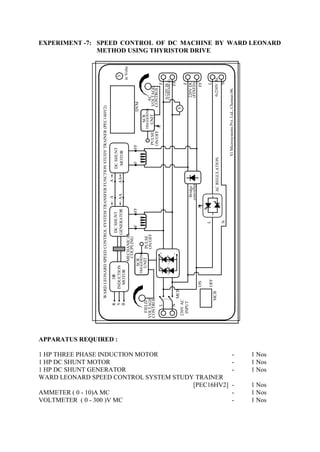 2 electrical machines lab | PDF
