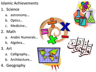 lecture on Islamic golden age | PPT