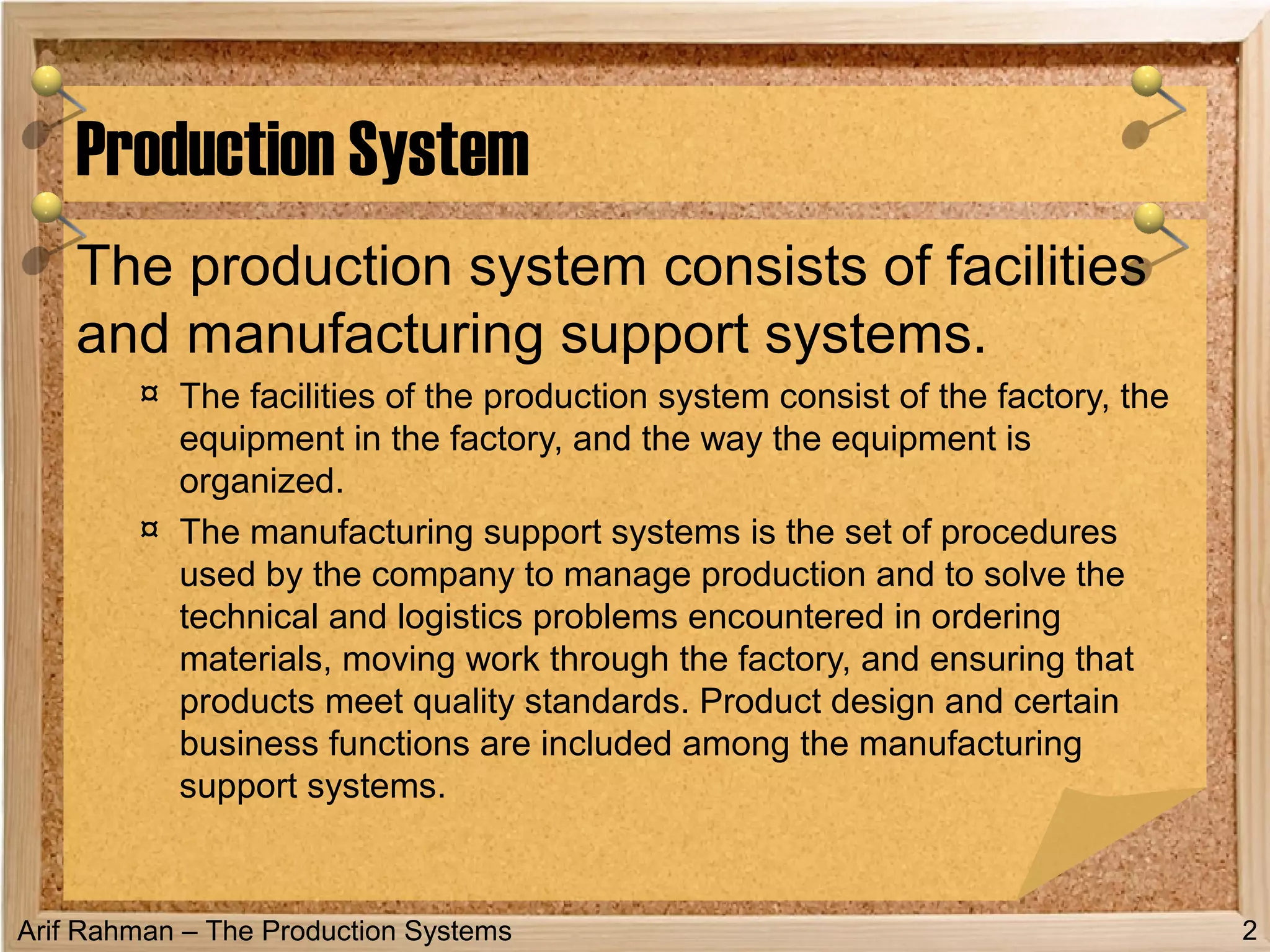 02 elements of production systems | PPT