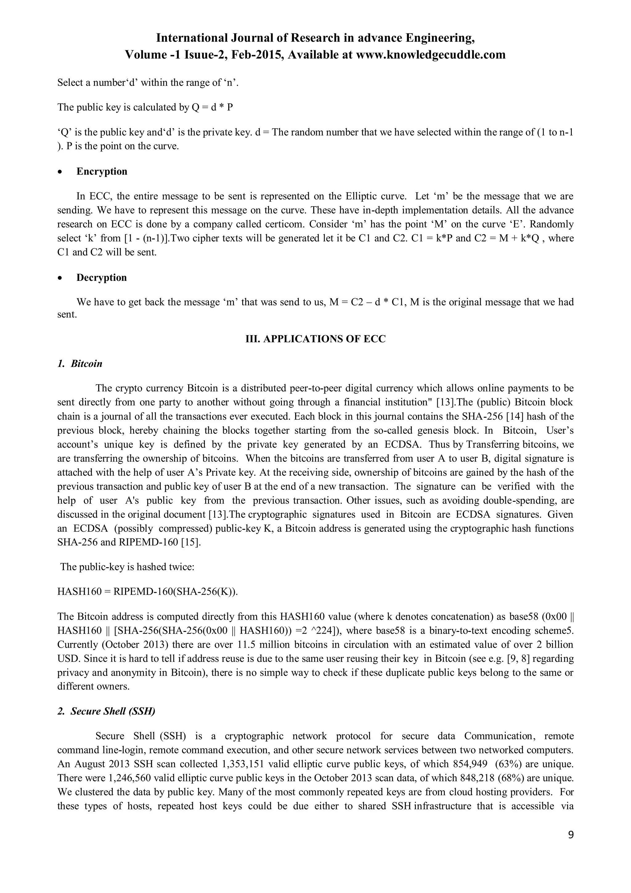 A Survey On Elliptic Curve Cryptography Pdf