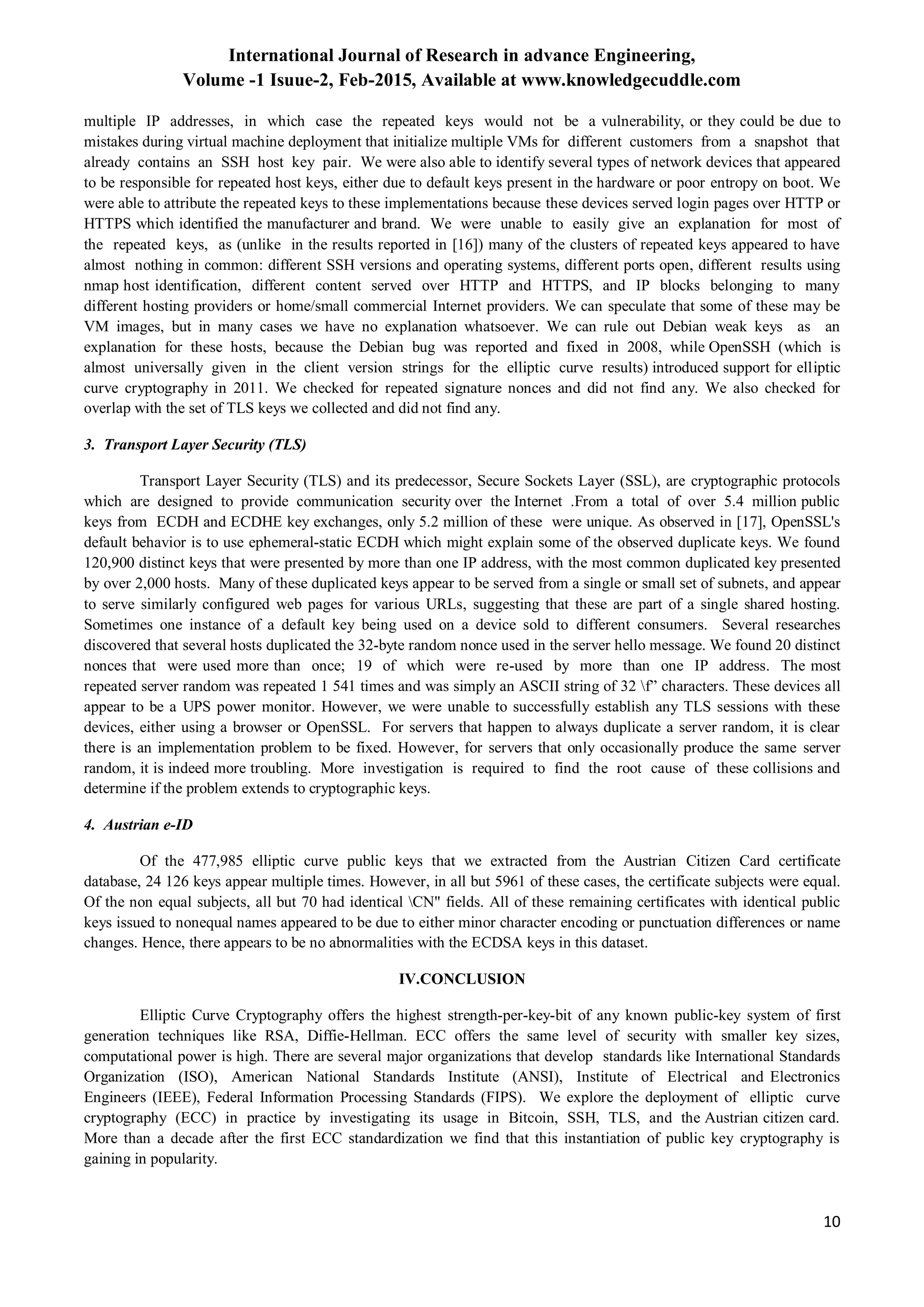 A Survey On Elliptic Curve Cryptography Pdf