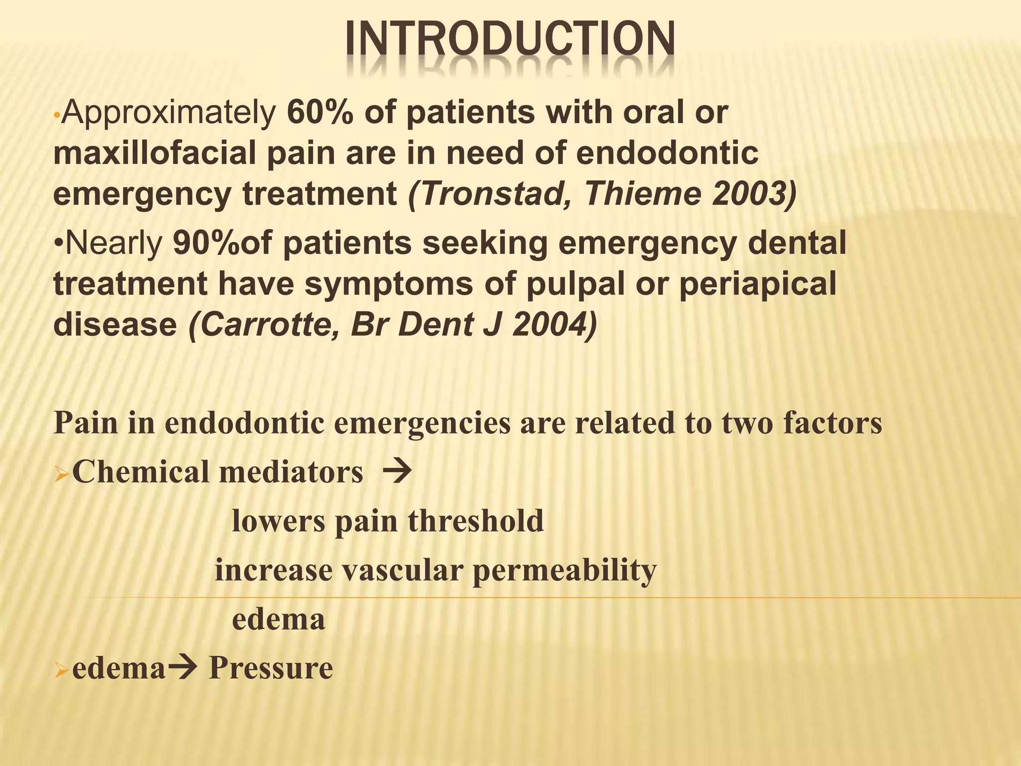 Dr. Ragi Endodontic Emergencies and Management | PPTX | Dental Health | Diseases and Conditions