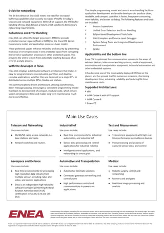 Enea OSE Datasheet | PDF