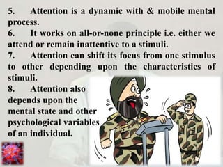 characteristics of attention (English) | PPSX