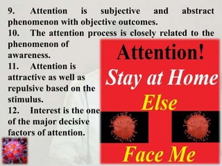 characteristics of attention (English) | PPSX