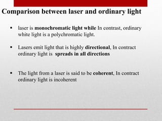 laser physics | PPTX