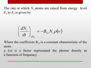 laser physics | PPTX