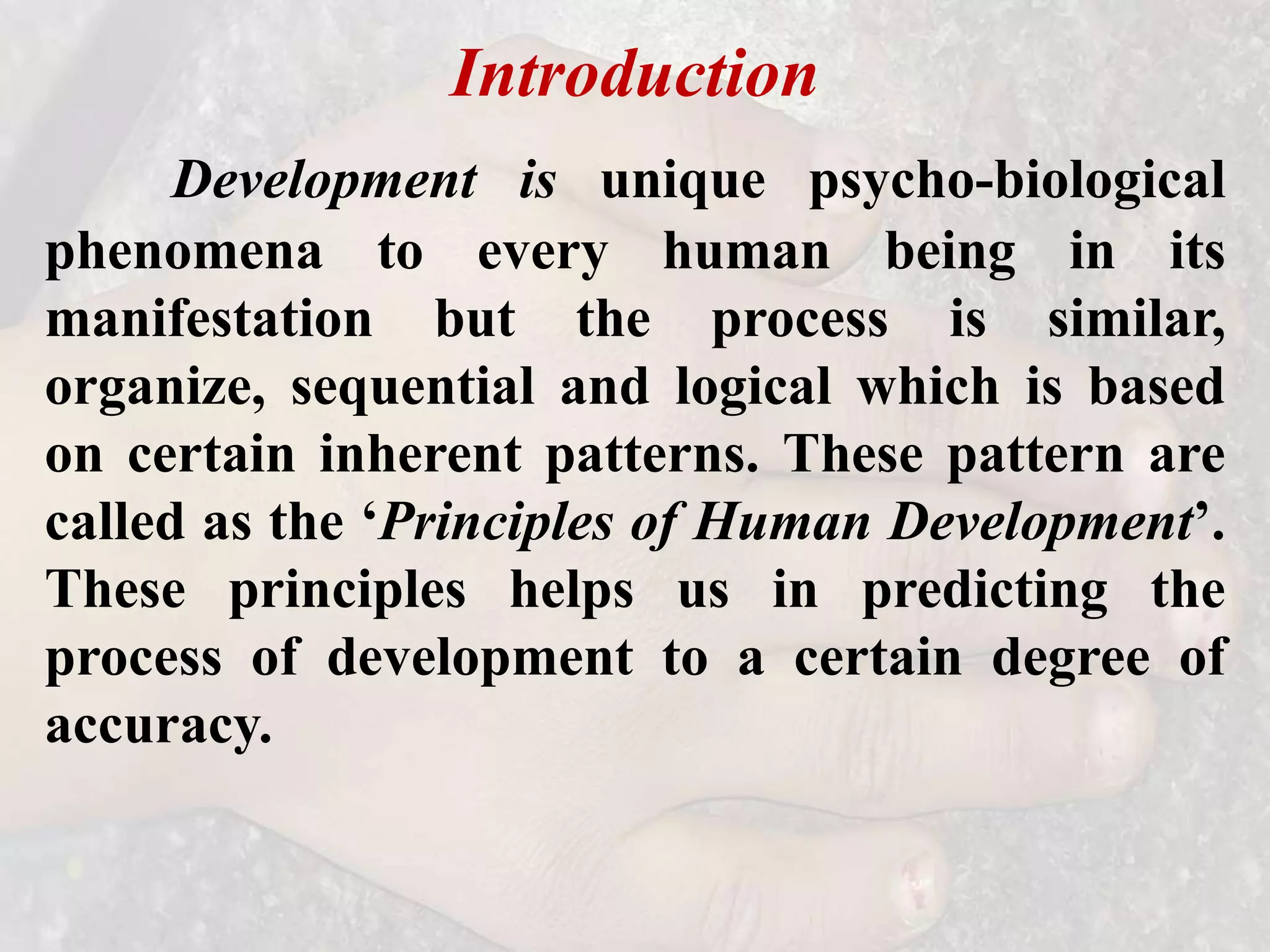 Eng principles of human developmet | PPT