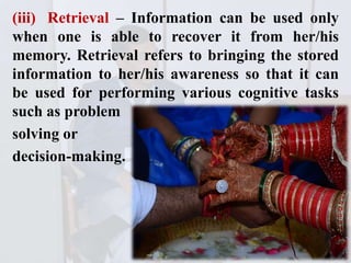 Stages of memory formation | PPSX
