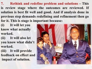 stages of problem solving | PPSX