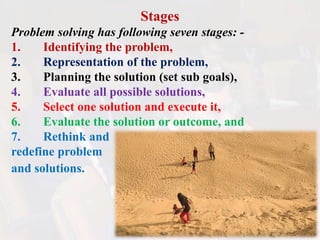 stages of problem solving | PPSX