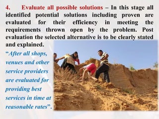 stages of problem solving | PPSX