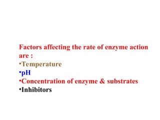 Enzymes(factors affecting rate of enzyme action).ppt