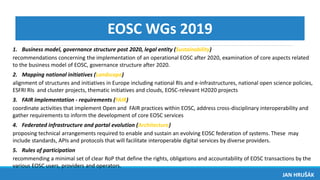 A deep dive into the EOSC Working Groups | PPTX