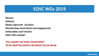 A deep dive into the EOSC Working Groups | PPTX
