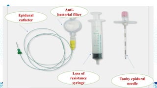 2 EPIDURAL and CAUDAL regional anesthesia | PPTX