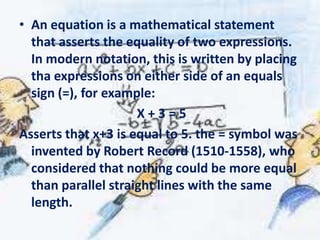 2 equation | PPT