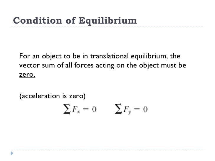 (2) equilibrium