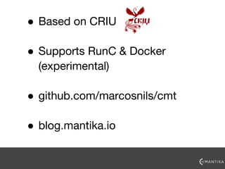 Container Migration Tool | PPTX