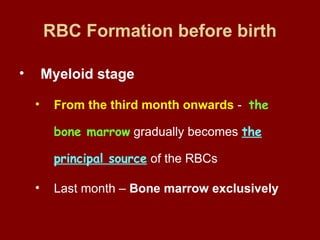 2 ERYTHROPOIESIS.pptschool of clinical sci | PPT