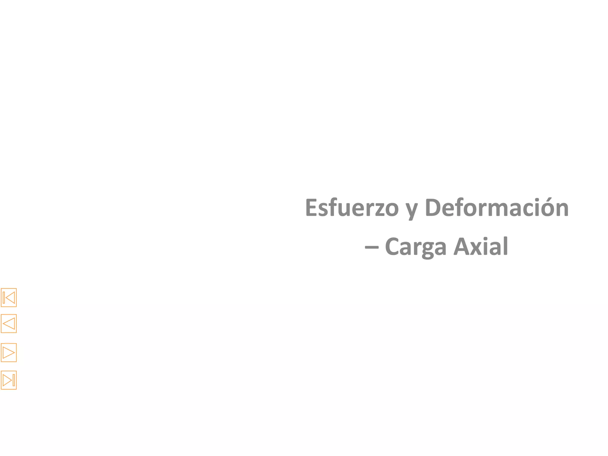 esfuerzo y deformacion carga axial | PDF