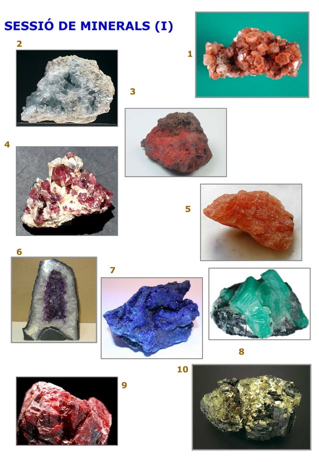 2 eso.Minerals.imatges | PDF