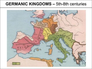Feudal kingdoms western europe map - weatherjoker