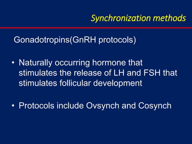 2 Estrus Synchronizationppt