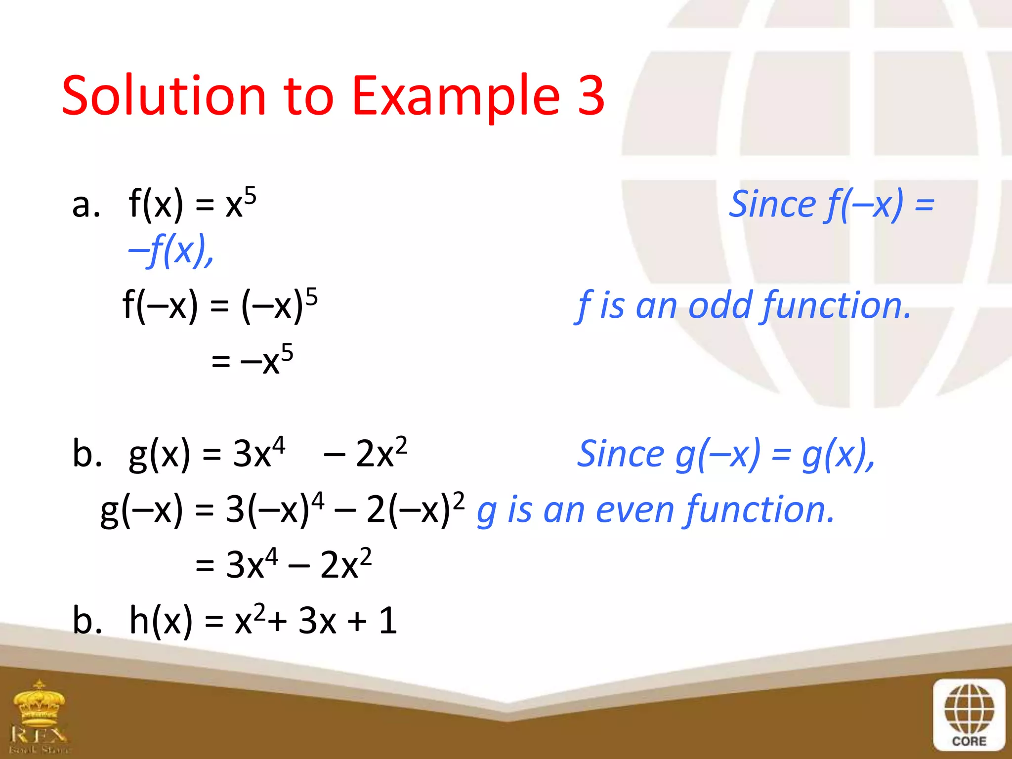 2 evaluating functions | PPTX