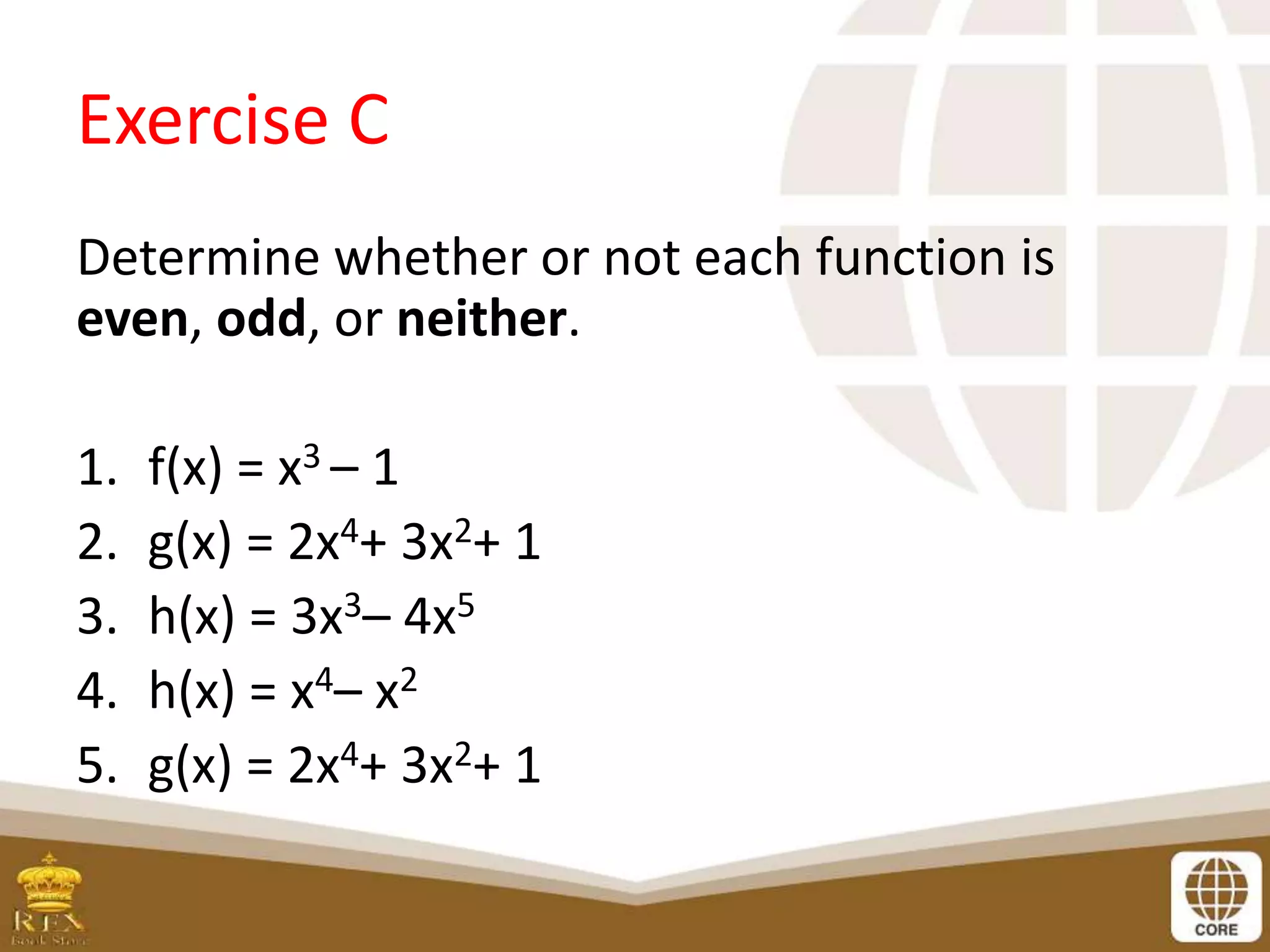 2 evaluating functions | PPTX