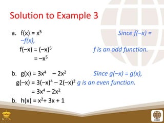 2 evaluating functions | PPTX