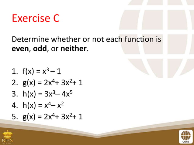 2 evaluating functions | PPTX