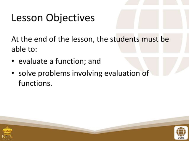2 evaluating functions | PPTX