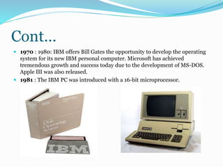 2 evolution of computer systems | PPT