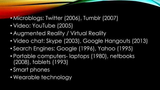 EVOLUTION OF MEDIA Pre Industrial Age, Industrial Age, Electronic Age ...