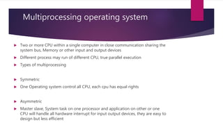 evolution of operating system | PPTX