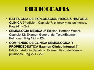 2 examen de torax | PPT