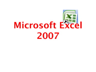 new excel2007 | PPT