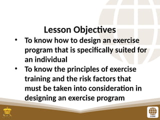 2_Exercise_Program_Design.pptx SCIENCE 11 | PPTX