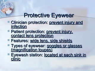 Exposure Control and Barriers in Dental Hygiene | PPT