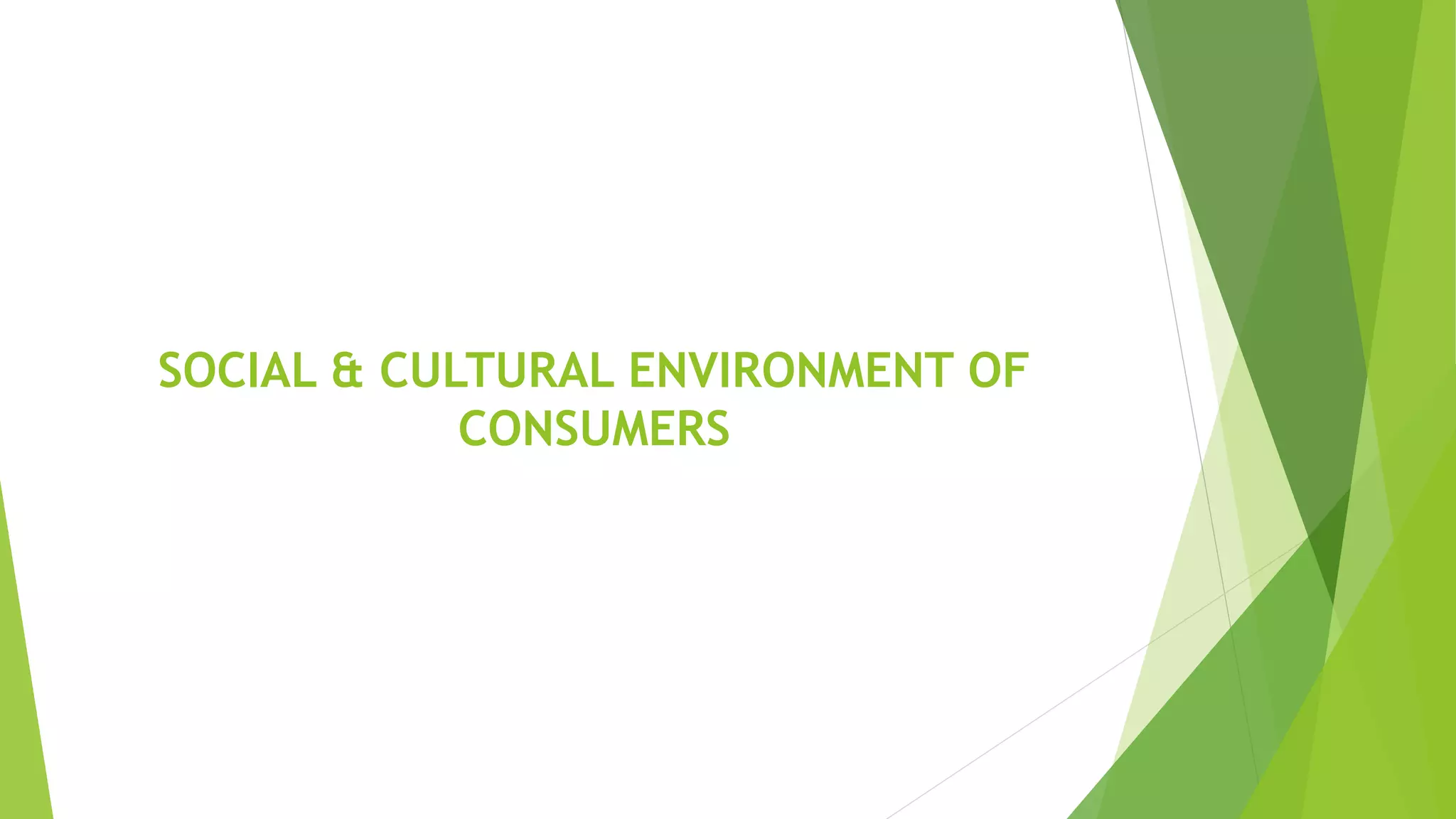 External Determinants of Buying Behavior | PPT