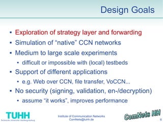 CCNxCon2012: Session 6: OMNeT++ simulator | PDF