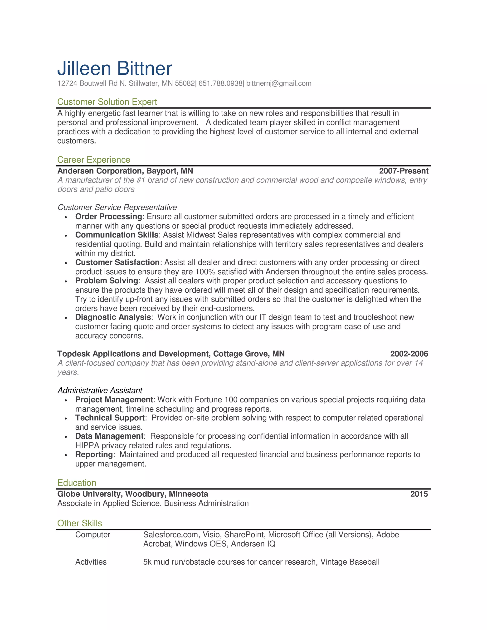 JB Resume | PDF