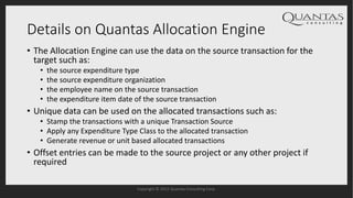Quantas Allocation Engine for Oracle Projects | PPT