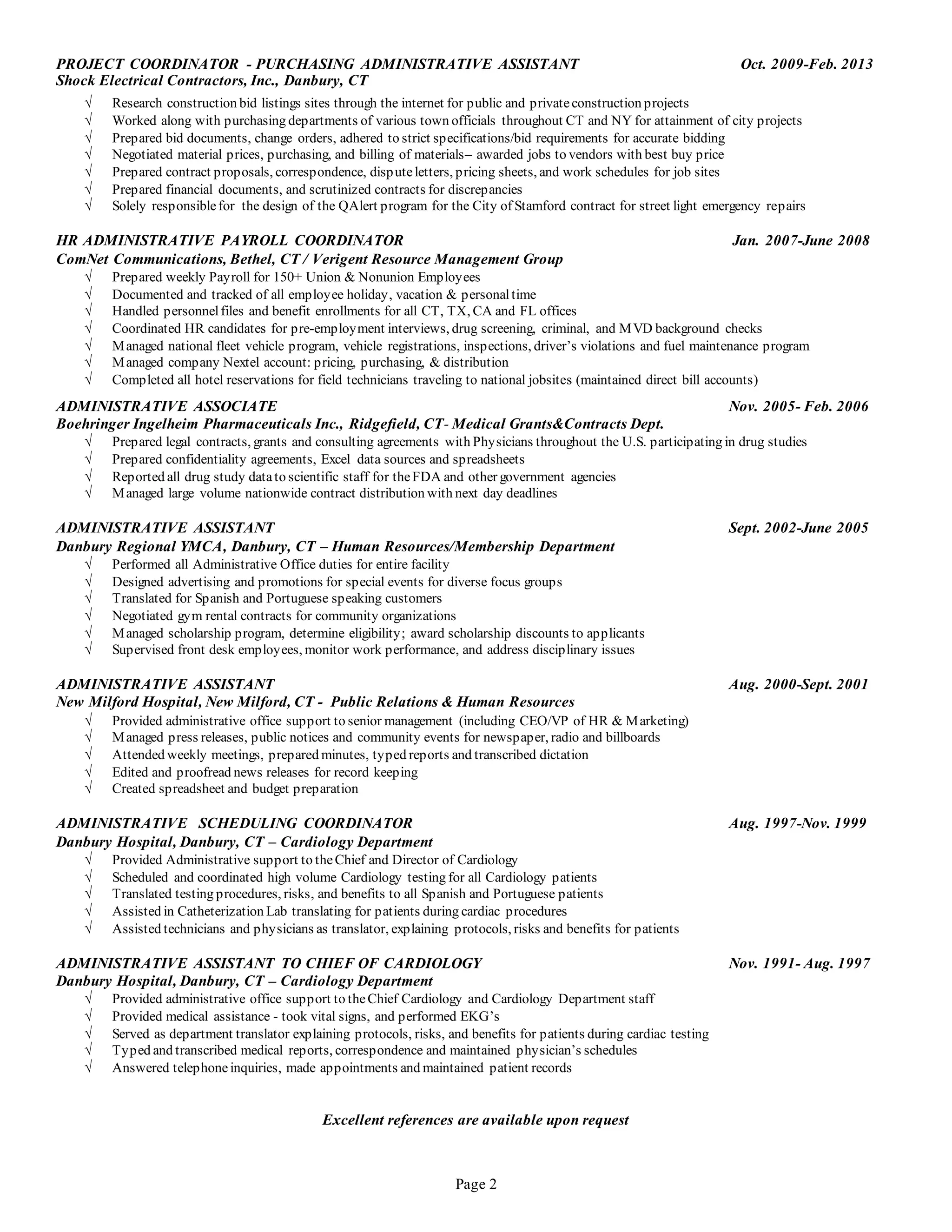 JoAnn Matos Resume updated Jan 2017 | PDF