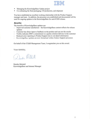 IBM Mgmt Award | PDF