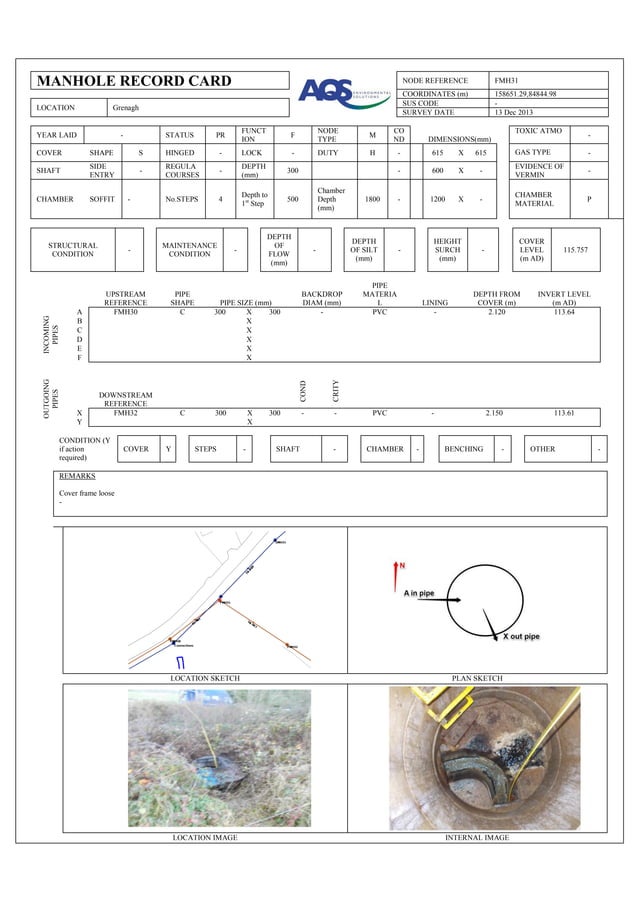Grenagh_Manhole_Survey_Report_EDITED | PDF