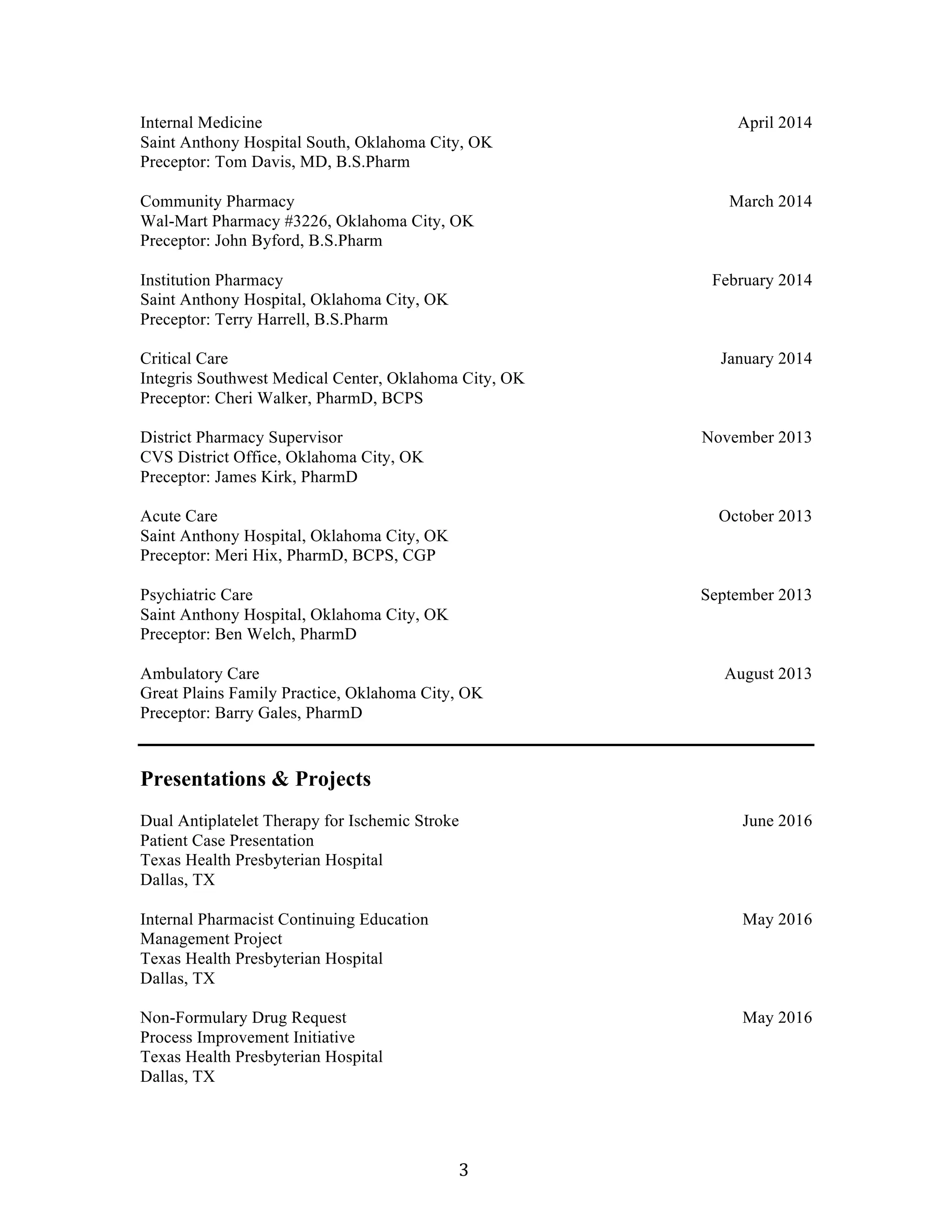 Andrew's Curriculum Vitae | PDF
